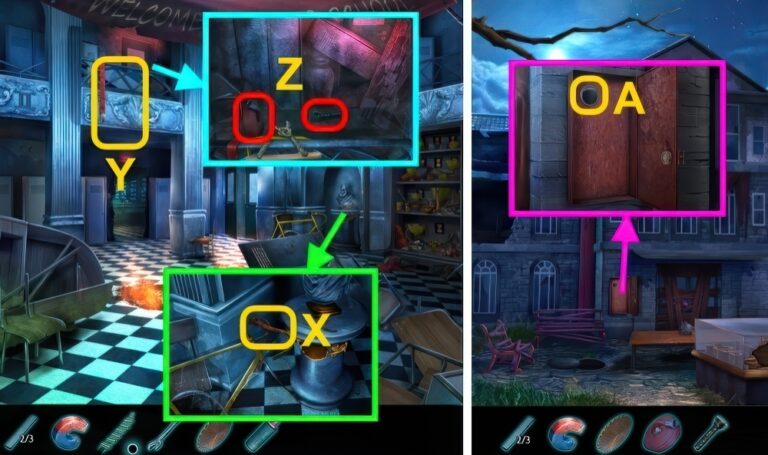 Maze 5: Sinister Play - Walkthrough