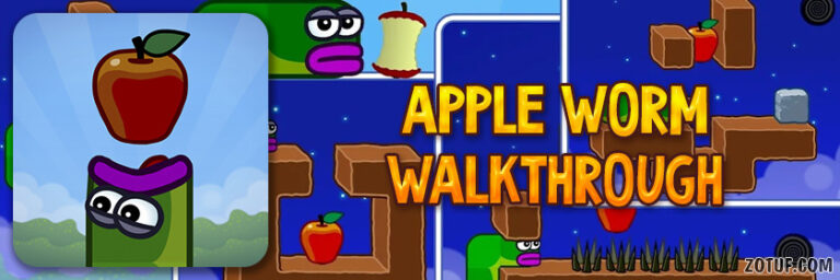 Apple Worm - Walkthrough [All Levels]